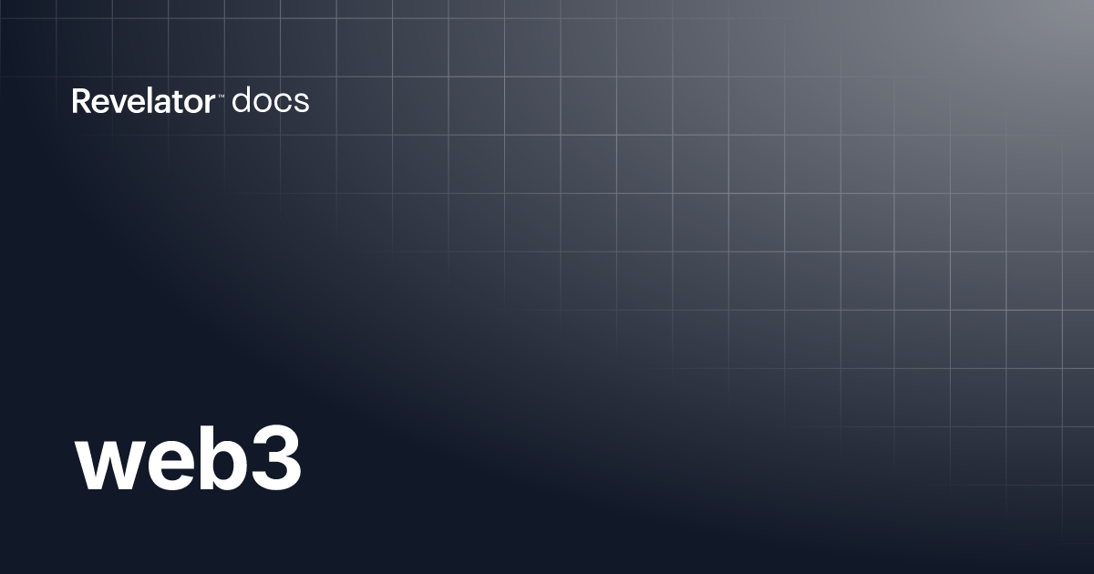 web3 | Revelator Pro